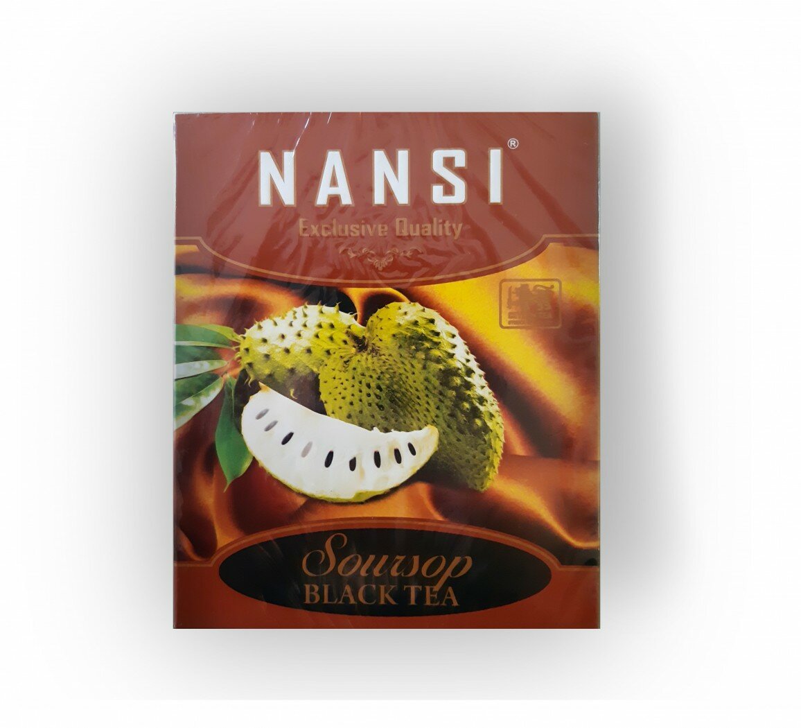 Чай NANSI (Пеко) с добавлением экзотического плода саусепа, черный, цейлонский, 100 гр.