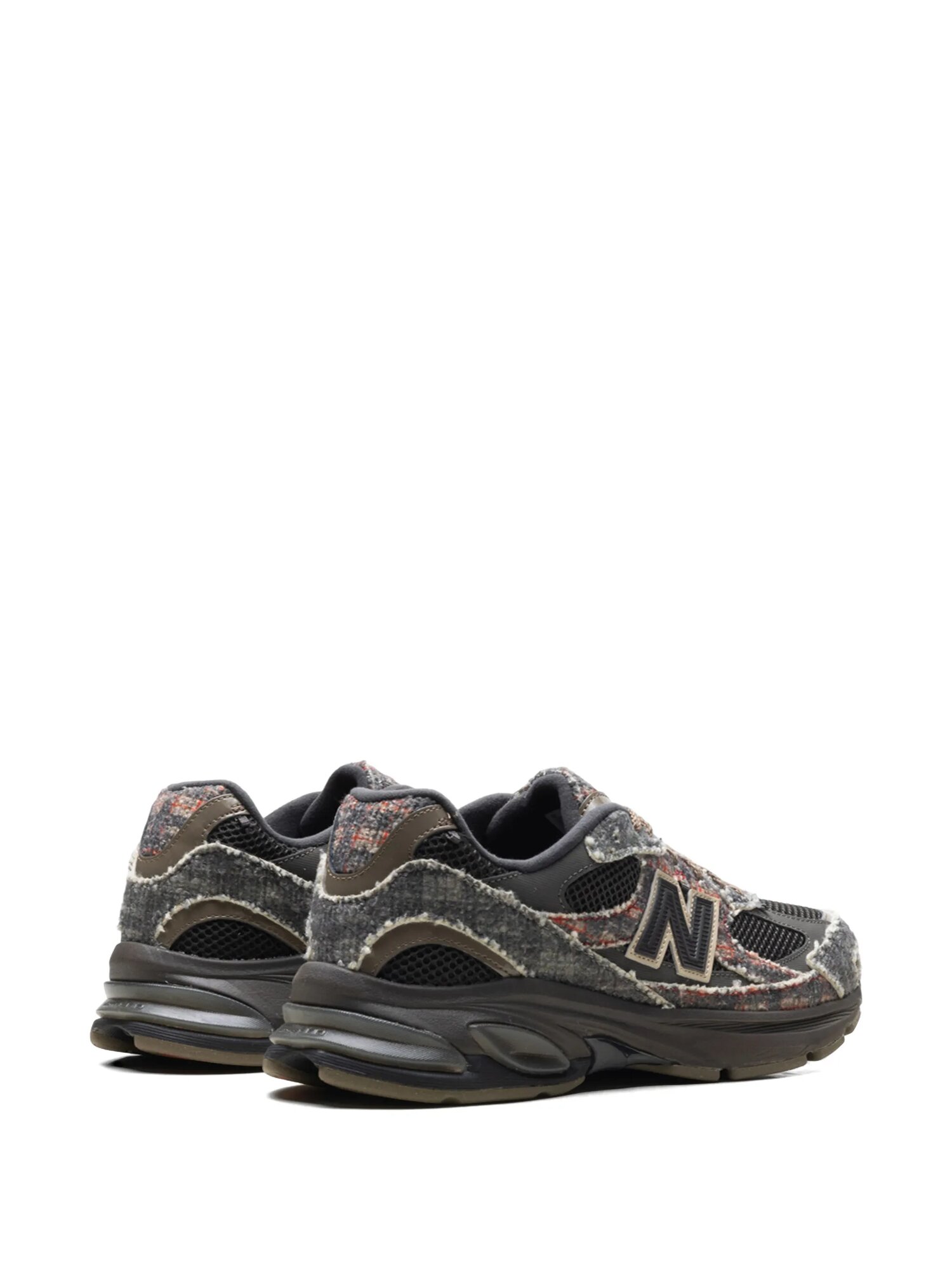 Кроссовки New Balance Distressed effect low top sneakers, размер 10,5 US — фото 1