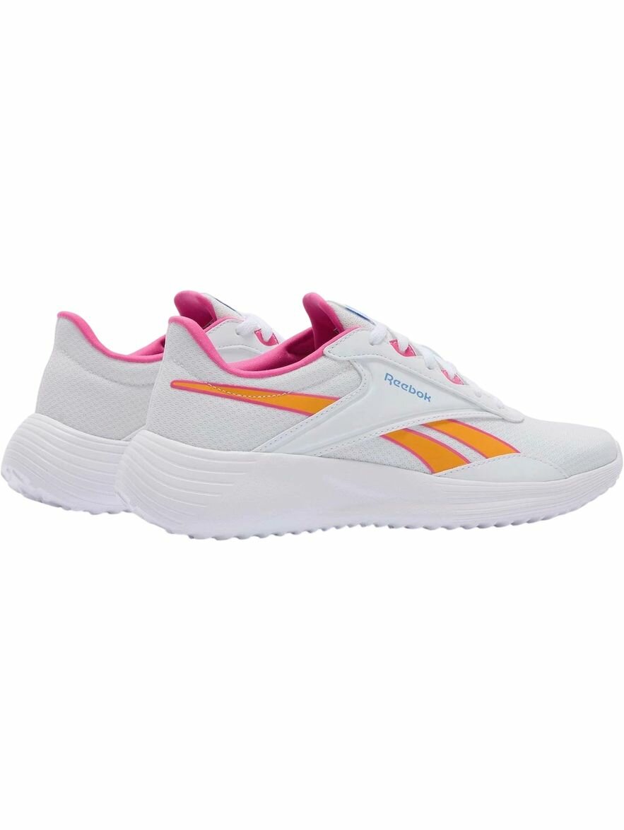 Кроссовки Reebok Lite 4 W, полнота F, размер 6 US, белый/розовый/оранжевый — фото 1