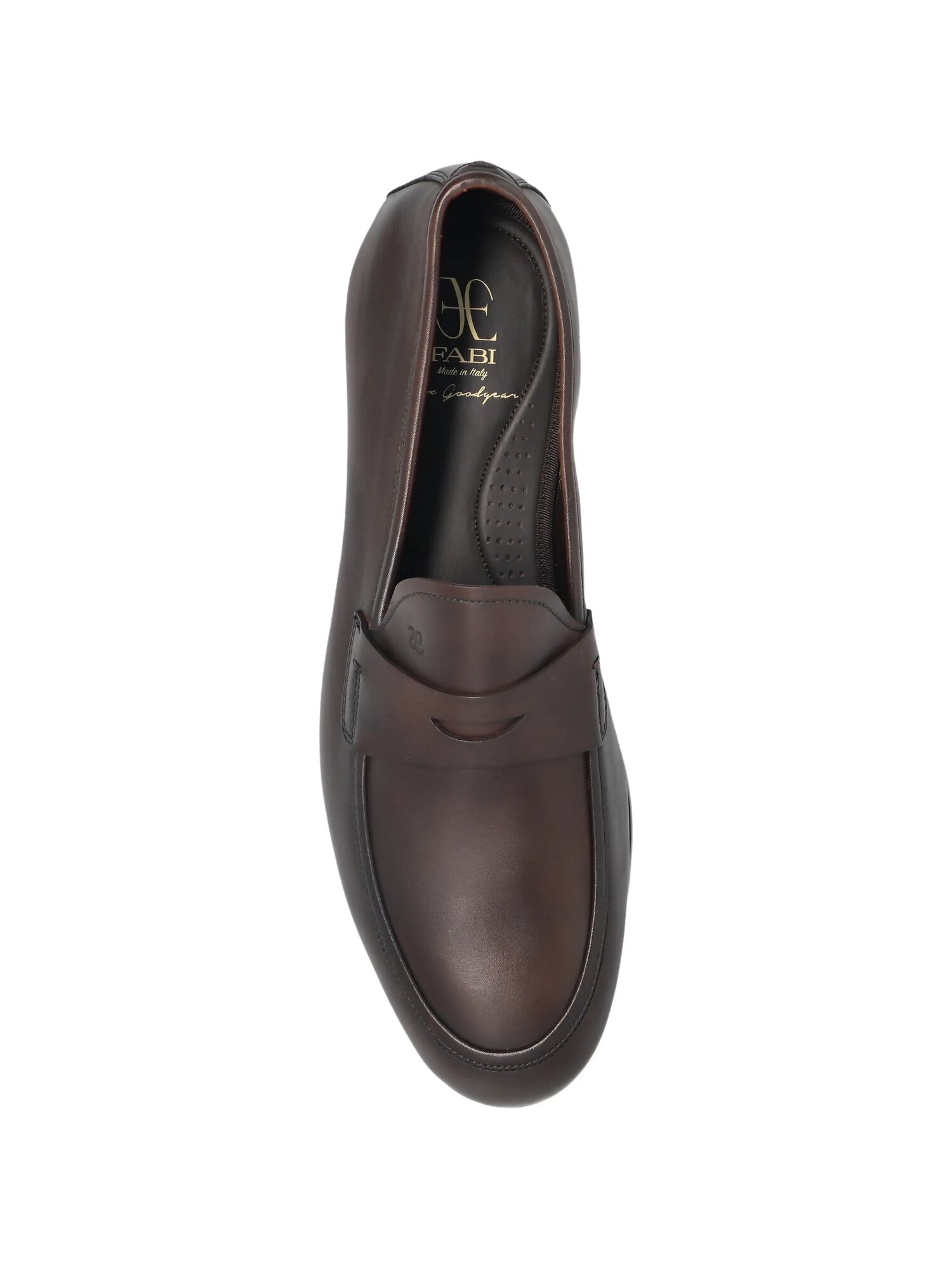 Лоферы FABI Leather loafers, размер 41 EU, brown — фото 1