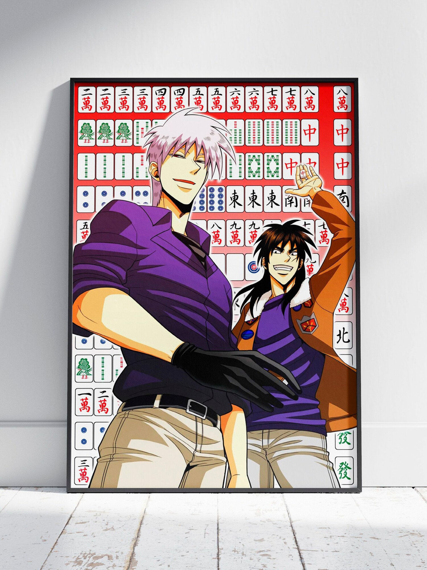 Плакат на стену для интерьера Кайдзи (Kaiji 10) - Постер по аниме и манге формата A3 (30x42 см)