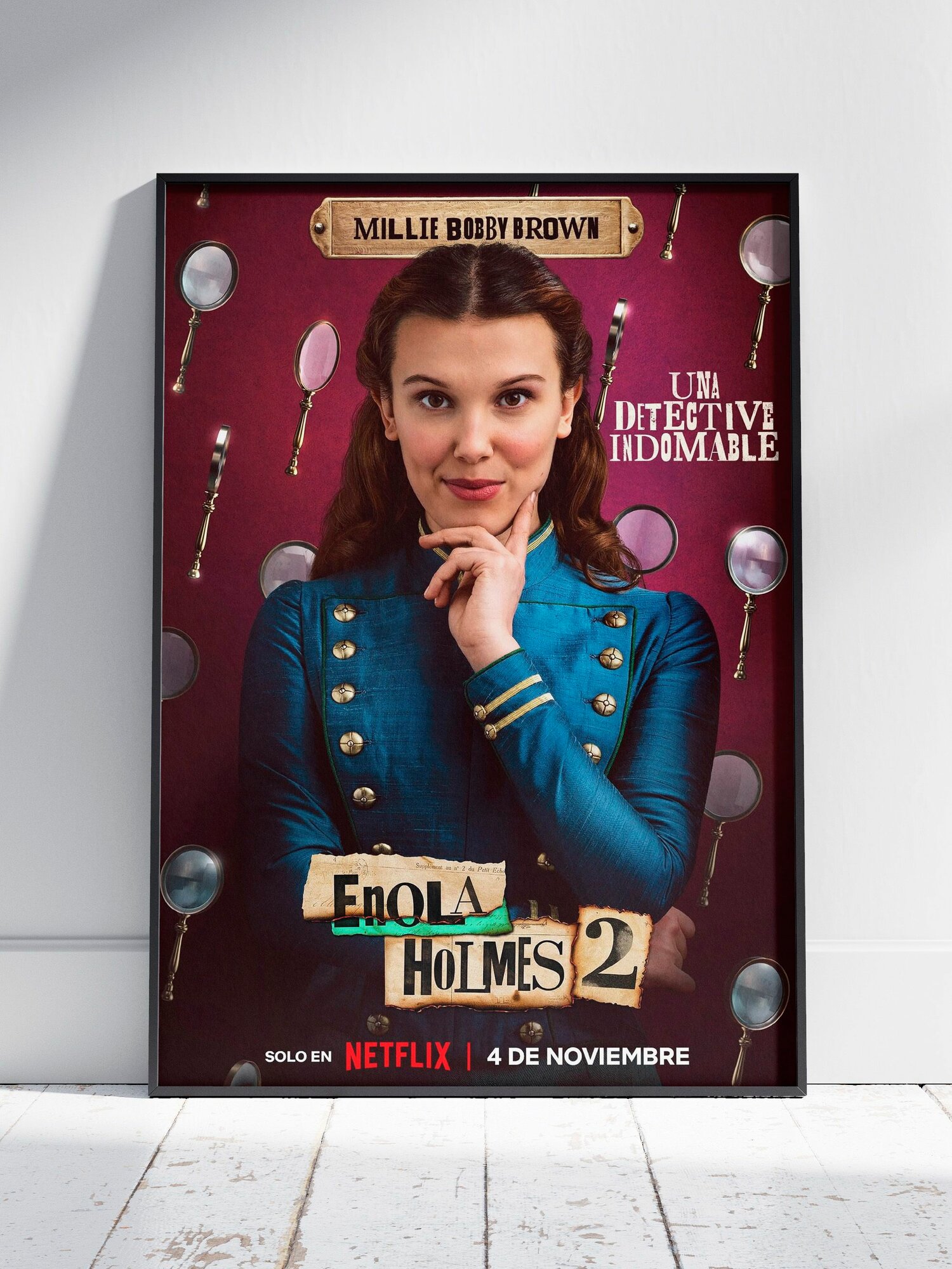 Плакат на стену для интерьера Милли Бобби Браун (Millie Bobby Brown 13) - Постер по актеру фильма, кино, сериала формата A4 (21x30 см)