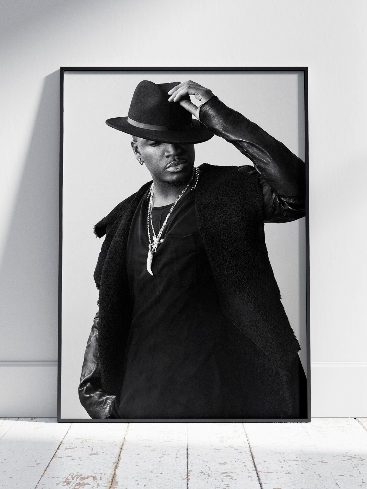 Плакат на стену для интерьера Ни Йо (Ne-Yo 15) - Постер по музыке и артисту формата A4 (21x30 см)