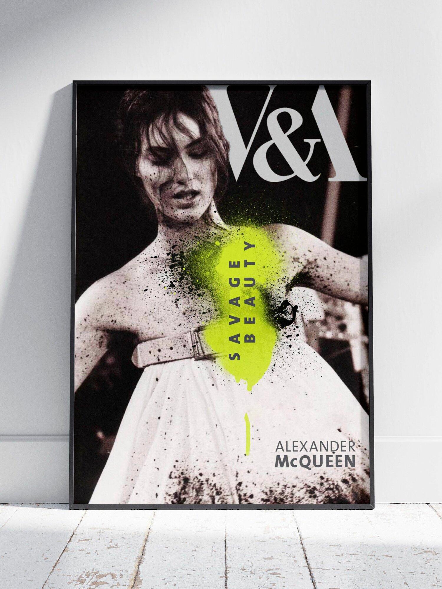 Плакат на стену для интерьера Александр Маккуин (Alexander McQueen 25) - Постер по модели, бренду и моде формата A4 (21x30 см)