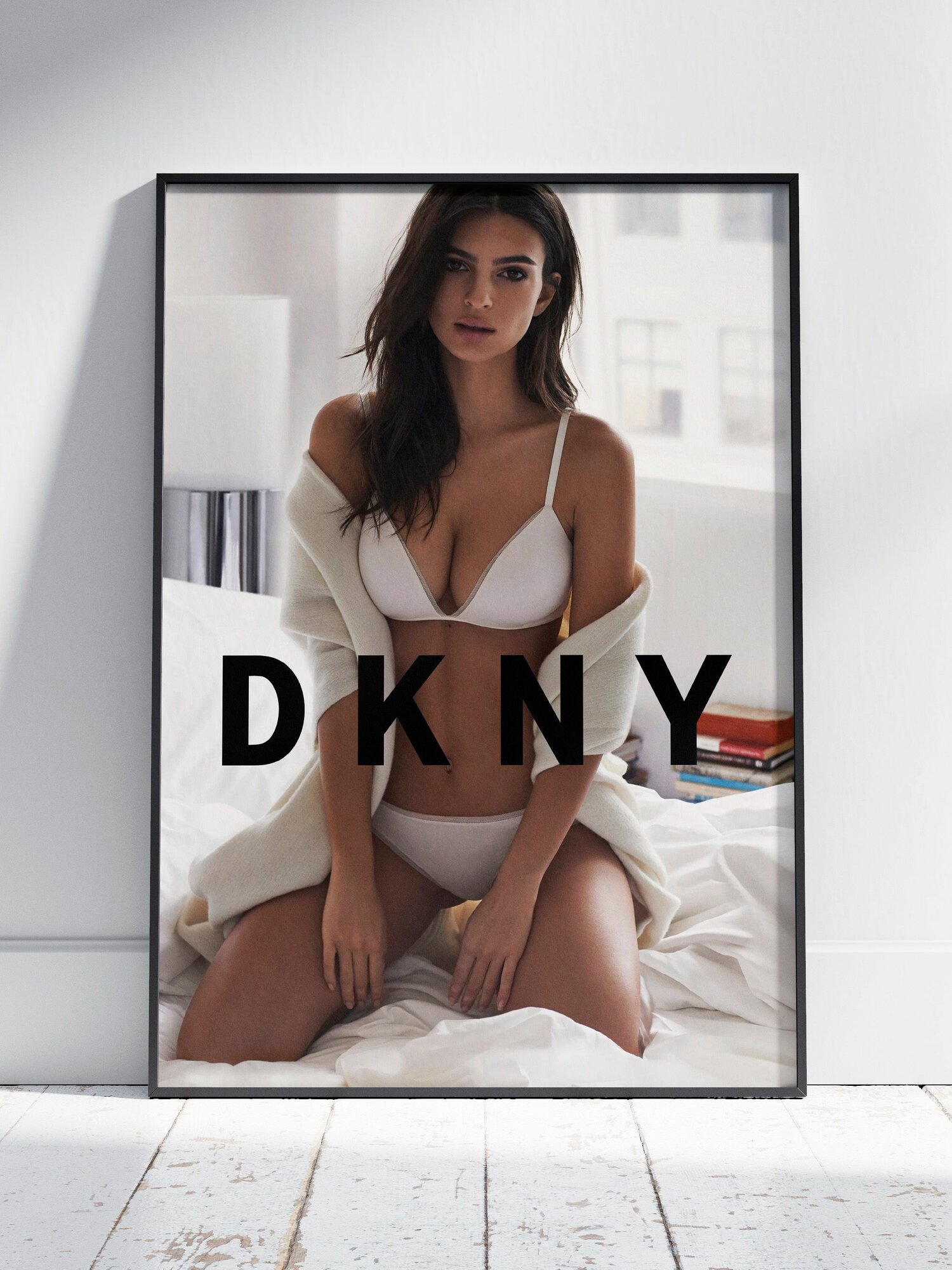 Плакат на стену для интерьера Эмили Ратаковски (Emily Ratajkowski 14) - Постер по модели, бренду и моде формата A4 (21x30 см)