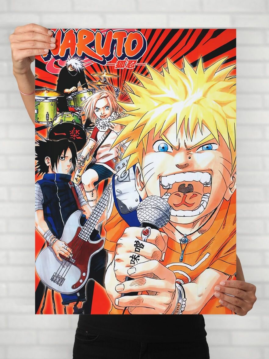 Плакат на стену для интерьера Наруто Ураганные Хроники (Naruto 28) - Постер по аниме и японской анимации формата A2 (42x61 см)