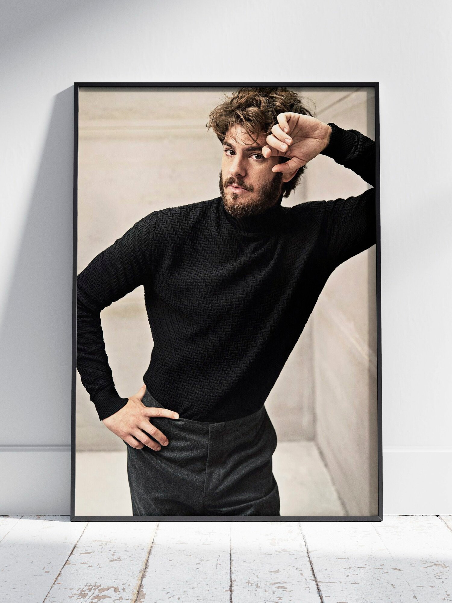 Плакат на стену для интерьера Эндрю Гарфилд (Andrew Garfield 15) - Постер по актеру фильма, кино, сериала формата A4 (21x30 см)