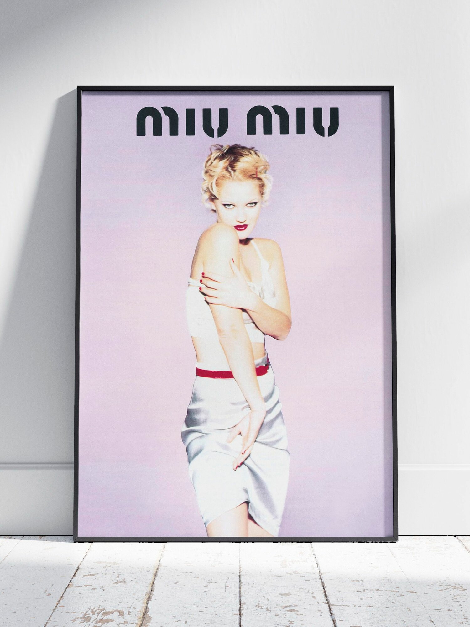 Плакат на стену для интерьера Миу Миу (Miu Miu 10) - Постер по модели, бренду и моде формата A4 (21x30 см)