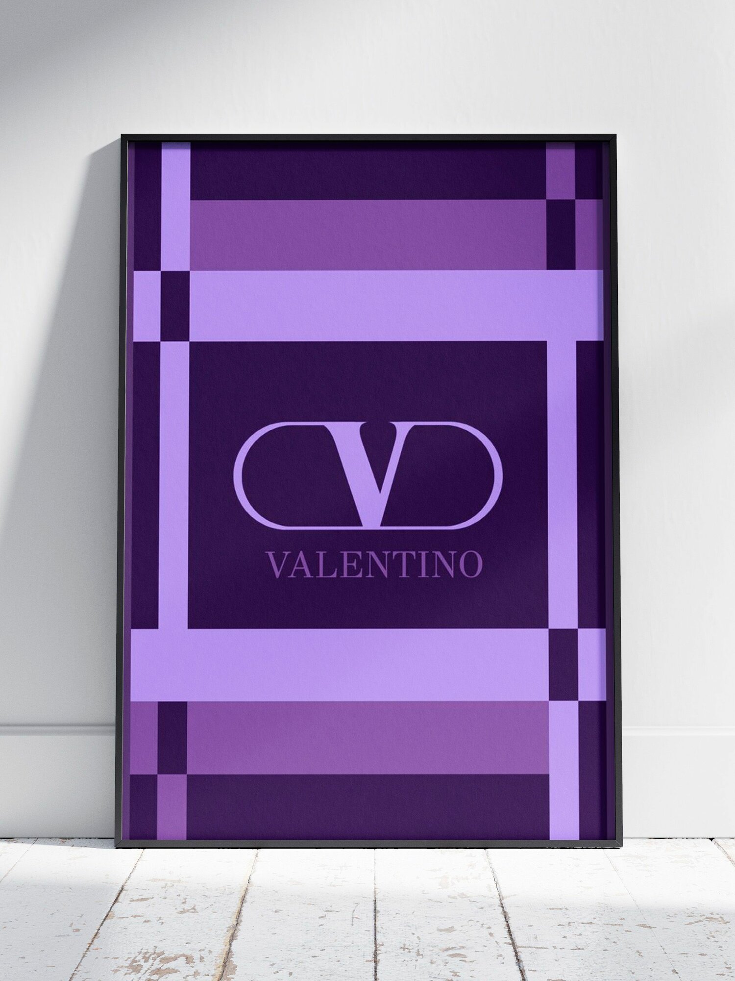 Плакат на стену для интерьера Валентино (Valentino 9) - Постер по модели, бренду и моде формата A4 (21x30 см)