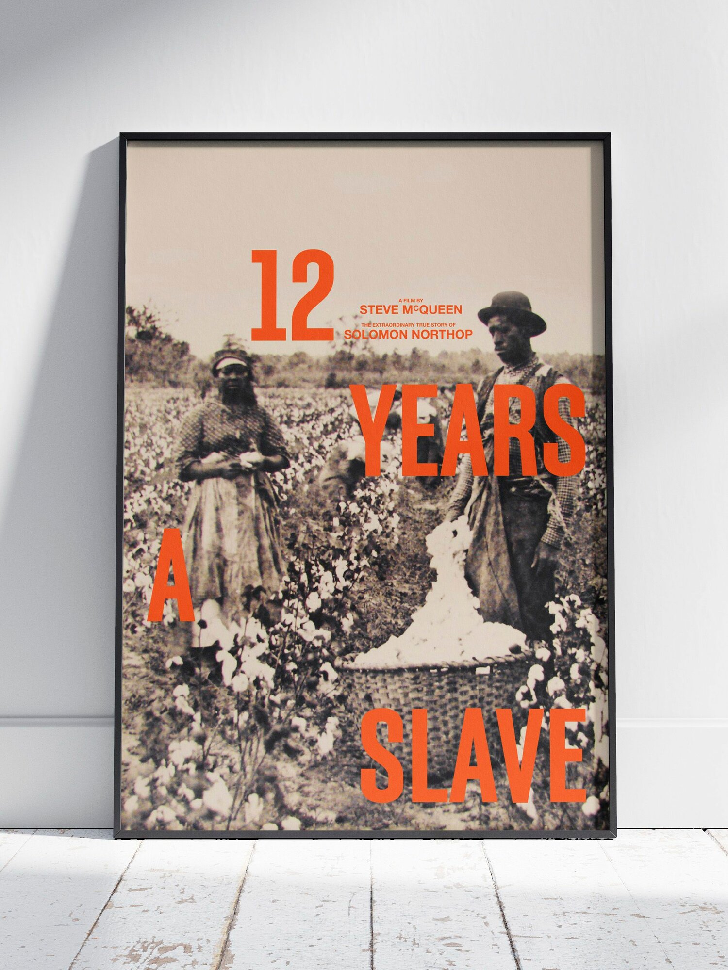 Плакат на стену для интерьера 12 лет рабства (12 Years a Slave 1) - Постер по фильму и кино формата A4 (21x30 см)