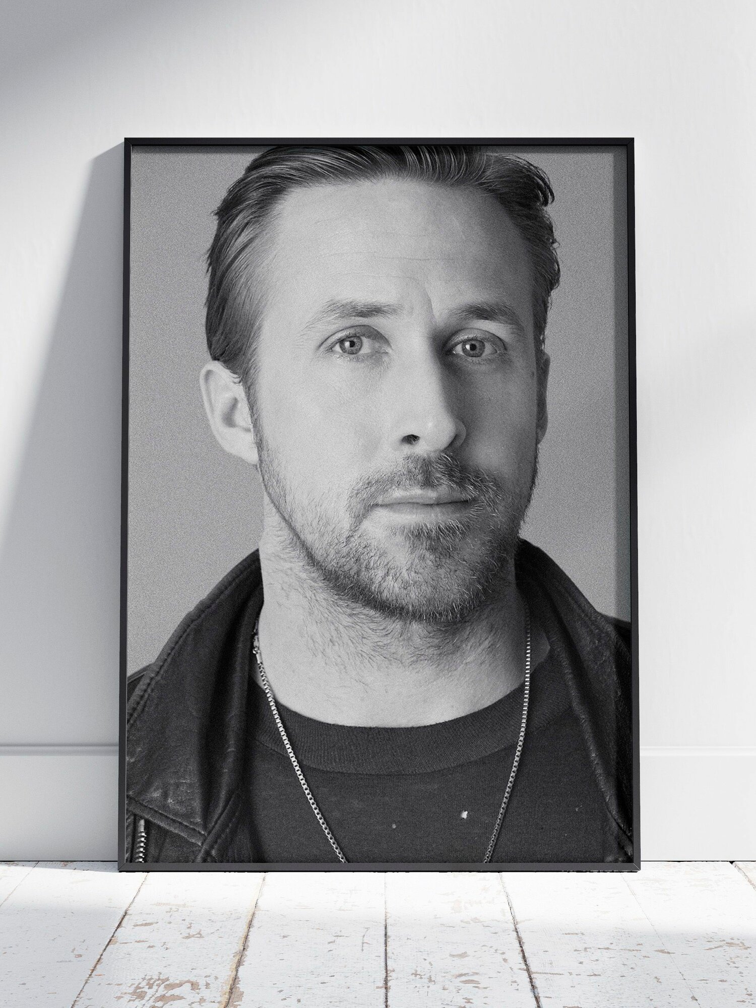 Плакат на стену для интерьера Райан Гослинг (Ryan Gosling 43) - Постер по актеру фильма, кино, сериала формата A4 (21x30 см)