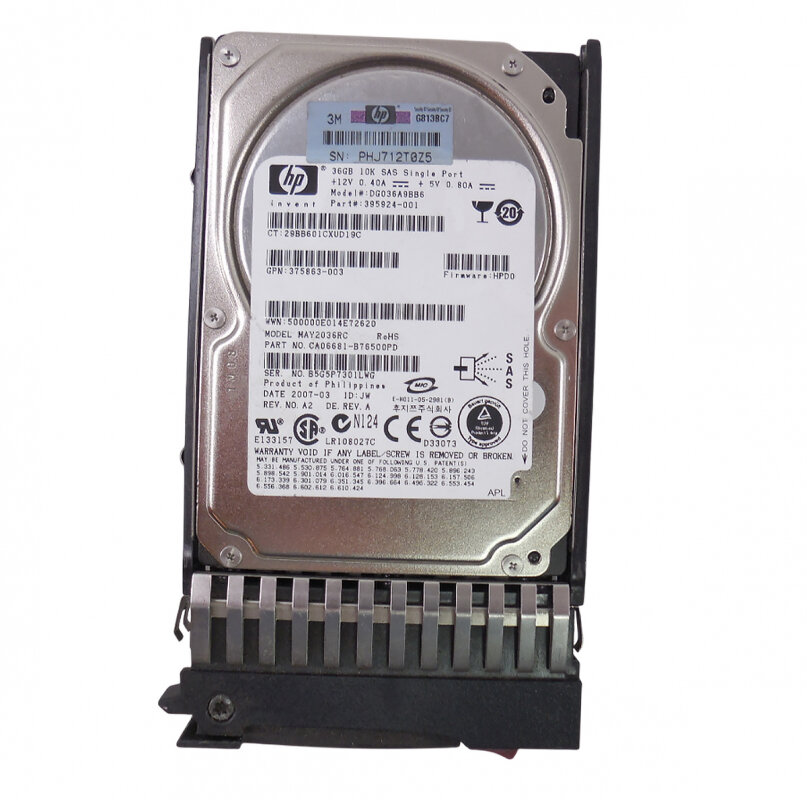 Жесткий диск HP DG036A9BB6 36Gb SAS 2,5" HDD
