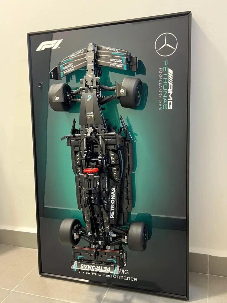 Конструктор Спортивный болид Мерседес F1 W14, Машина Формула 1 Technic, Подарок для мальчиков и взрослых, 1642 детали, 42147