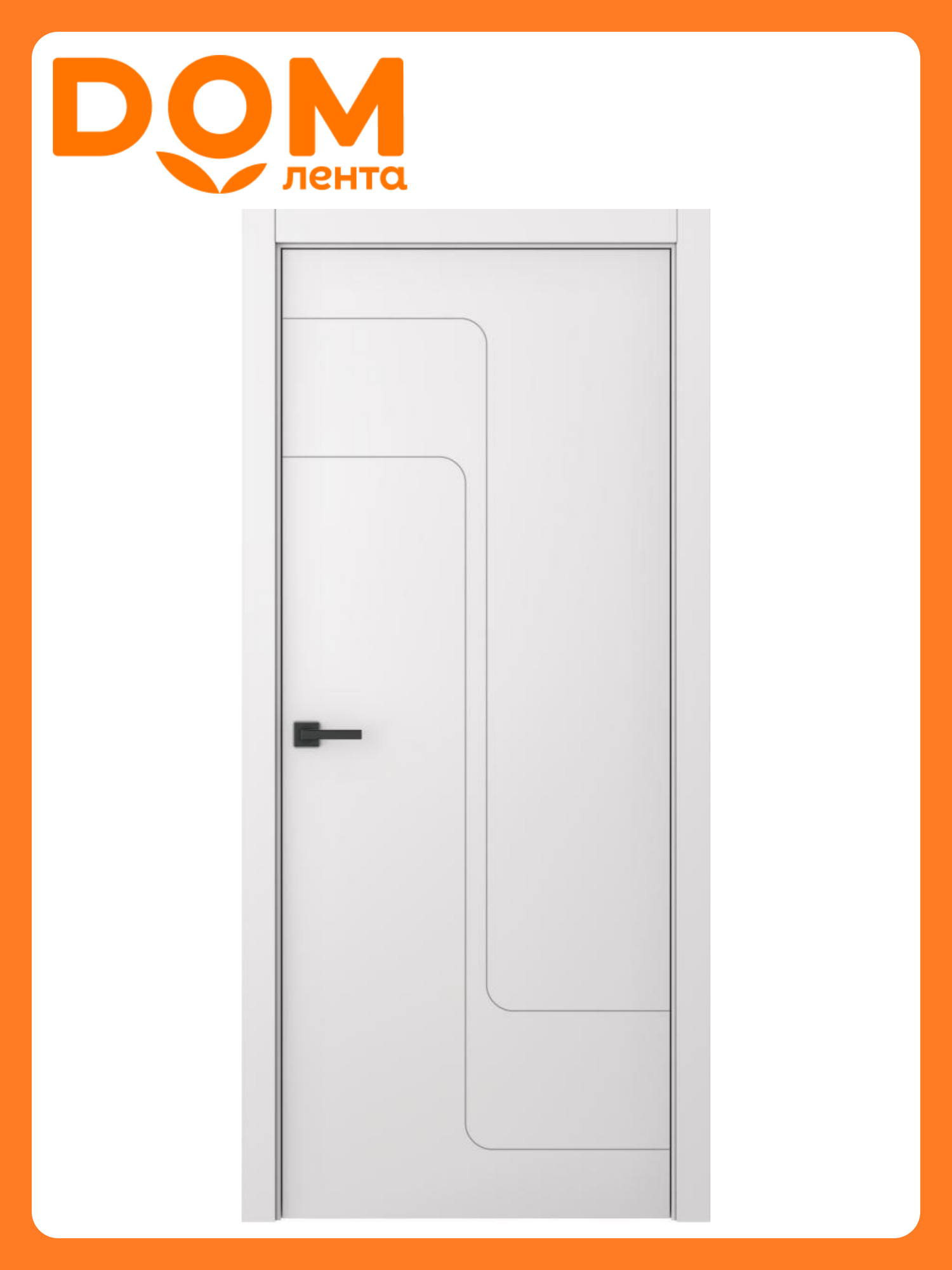 Дверное полотно глухое АРТ-2 эмаль белый 2000х800