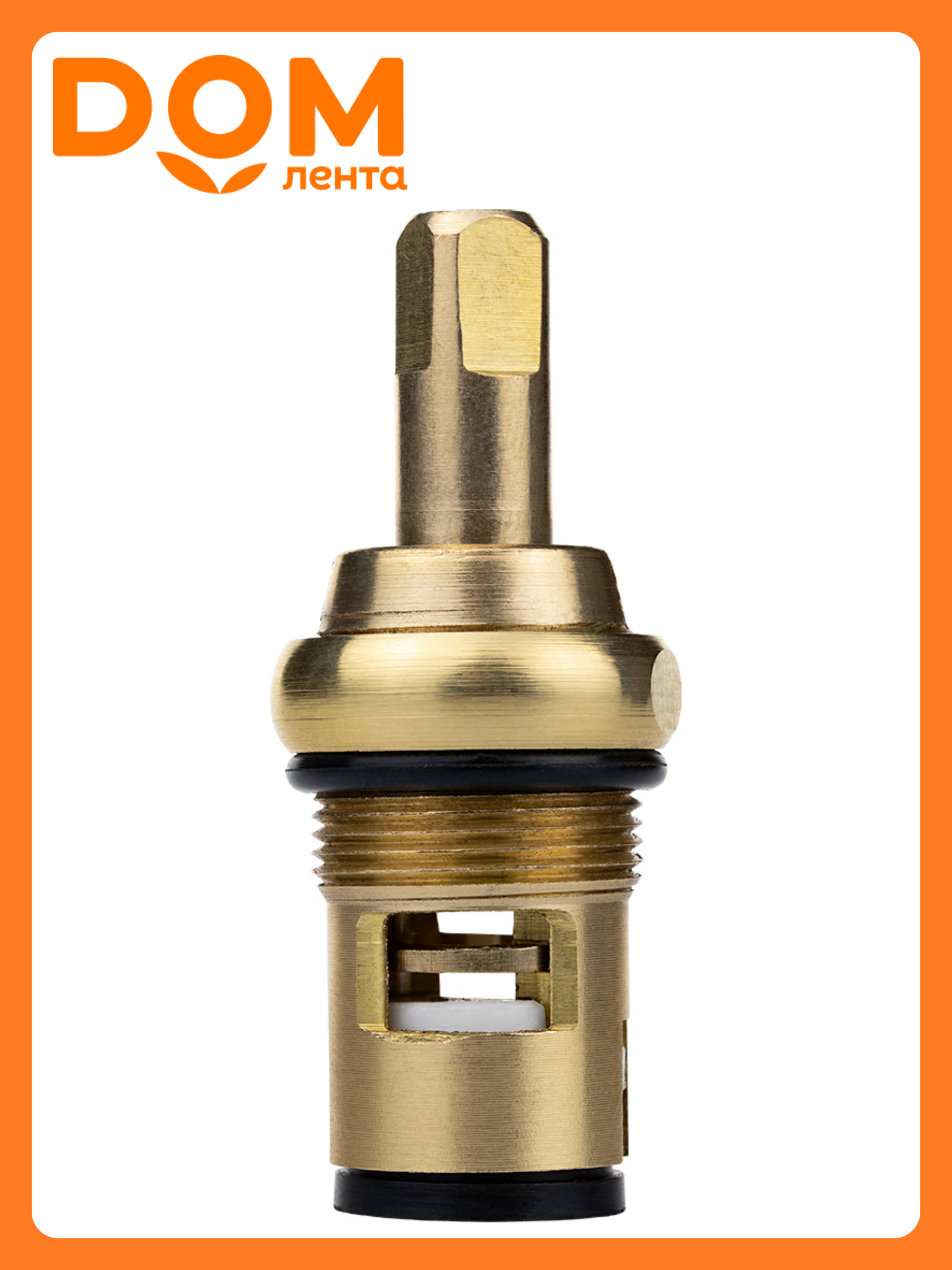 Кран-букса керамическая М18, квадрат 7 х 7 мм, угол поворота 180°