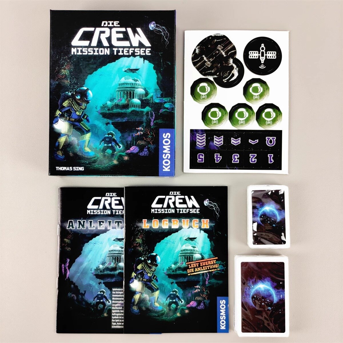 Настольные игры, DIE CREW Подводные, настольные вечеринки, игровые карты, подарки друзьям