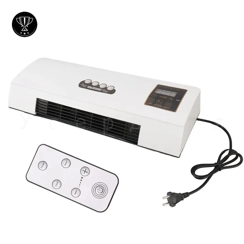 GM Мобильный кондиционер двойного назначения для отопления и охлаждения, сенсорный обогреватель с дистанционным управлением мощностью 1800 Вт, низкий уровень шума и энергосбережение