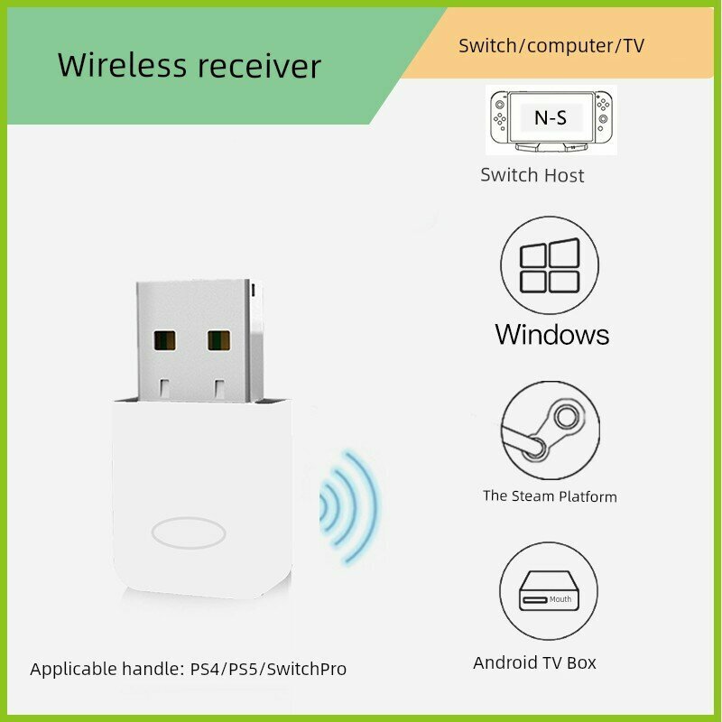 Беспроводной адаптер-приемник для подключения контроллера PS4 к консоли Nintendo Switch с Bluetooth