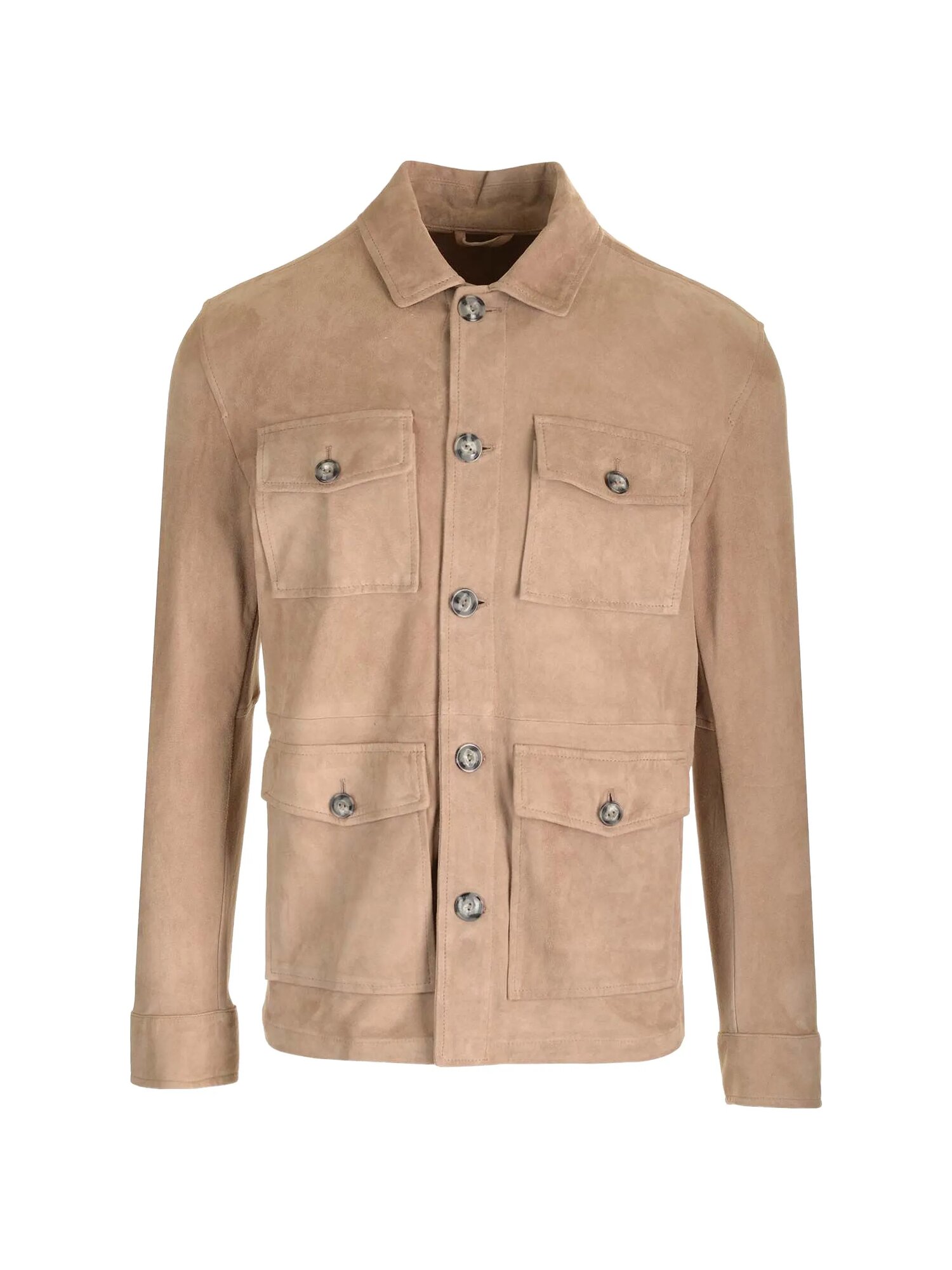Куртка Four-pocket button-fastening suede jacket