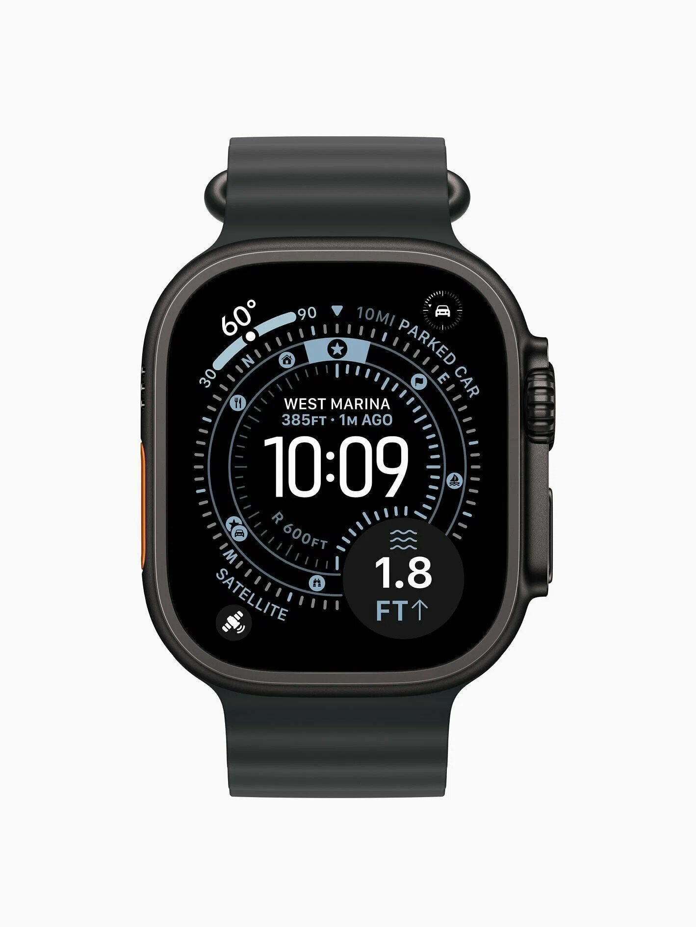 Смарт-часы Apple Watch Ultra 3 2025 Black Ocean Band