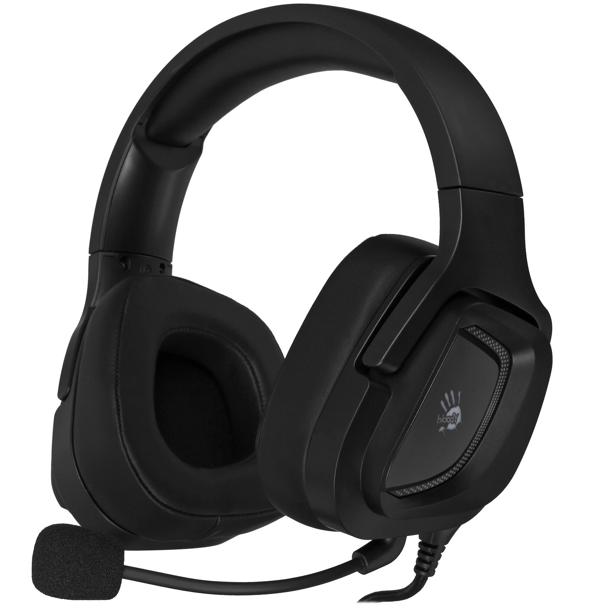 Наушники с A4TECH микрофоном Bloody G573P черный 2м мониторные