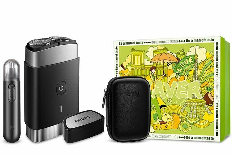 Электробритва унисекс PHILIPS PQ888, роторная, черная, 1 шт.