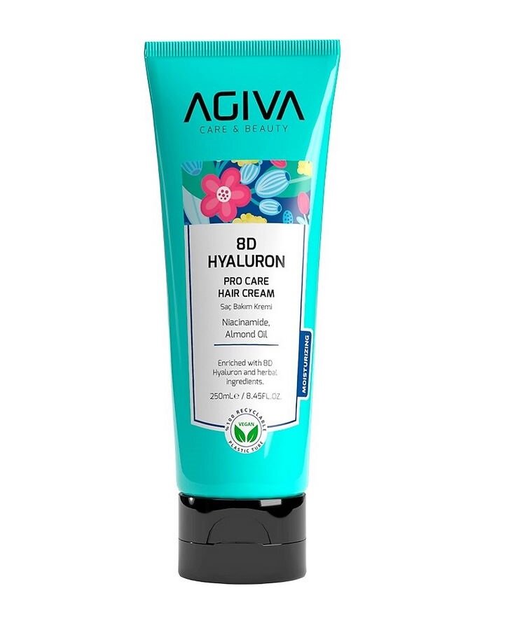 AGİVA Крем Кондиционер для волос 8D Hyoluron Pro Care, 250 мл
