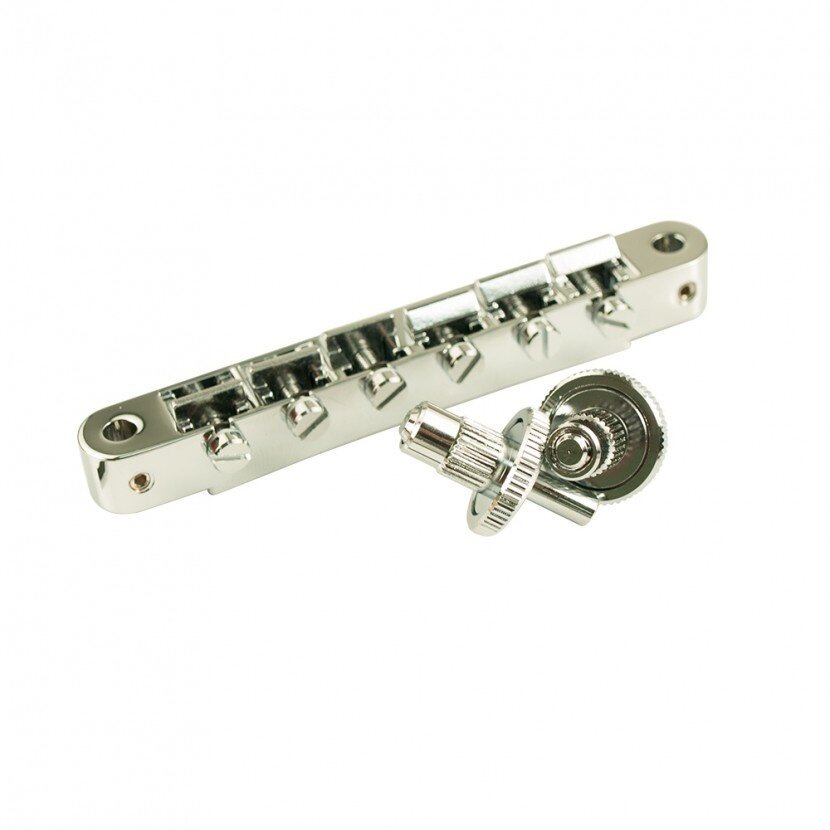 Бридж Tune-O-Matic TonePros NVR2-C (AVR2/Nashville hybrid), хром