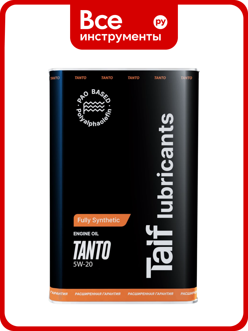 Автомобильное масло TAIF TANTO 5W-20 SN, GF-5, 4 л 211038