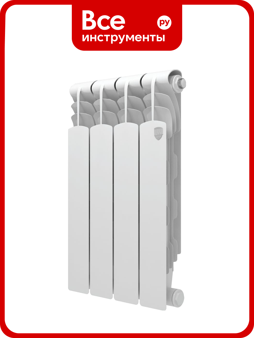 Радиатор биметаллический ROYAL THERMO Revolution B 500 – 4 секц. НС-1682419