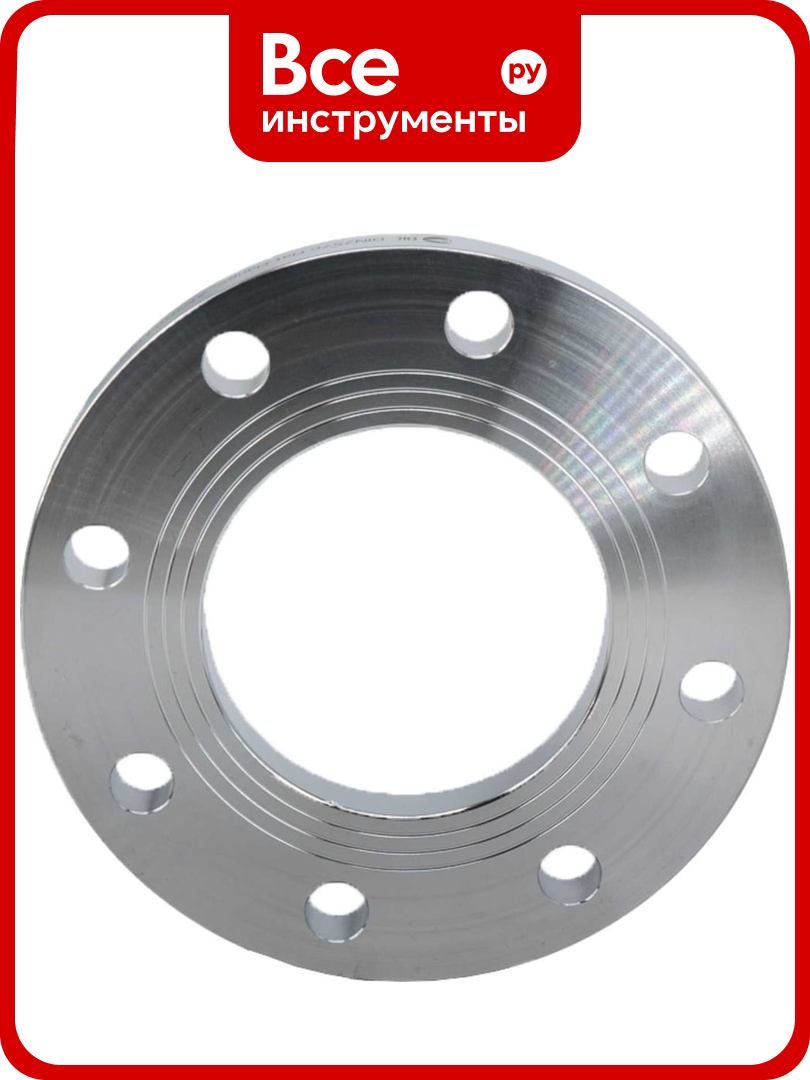 Фланец плоский NEWKEY DIN2576, нержавеющая сталь AISI304 DN 200 (8) (219,1мм), (CF8), РN10 NK-FD200/4
