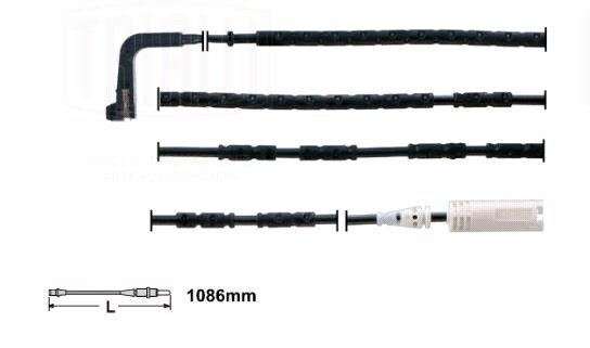 Датчик износа тормозных колодок BMW 1 (E81/87) 04--, 3 (E90) 05-- задних