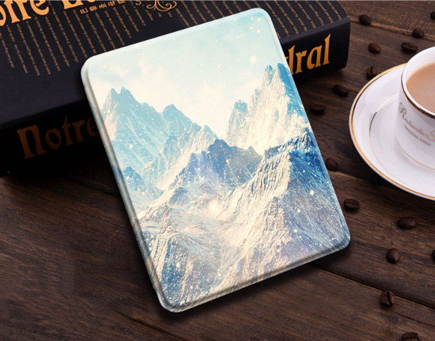 Чехол-обложка футляр MyPads для Amazon Kindle Oasis тонкий с магнитной застежкой необычный с красивым рисунком тематика Горы