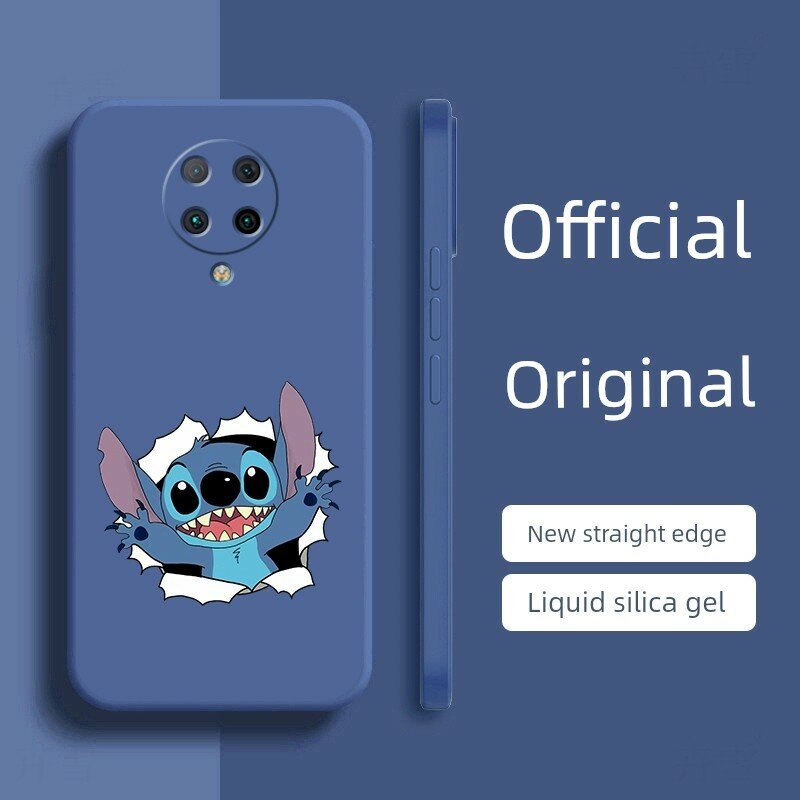 Силиконовый чехол для телефона Redmi K30 Zunzhi Memorial Edition с полным покрытием, узор «Счастливый Дизи», синий цвет