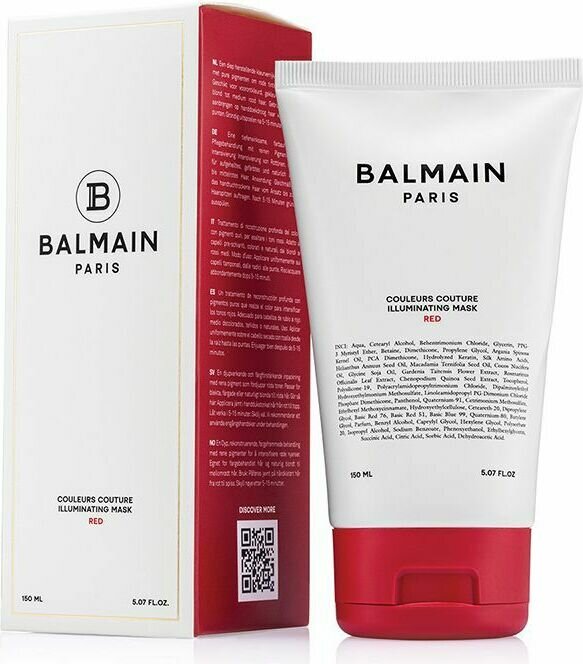 Balmain Маска тонирующая красного цвета Illuminating Colour Mask Red 80g