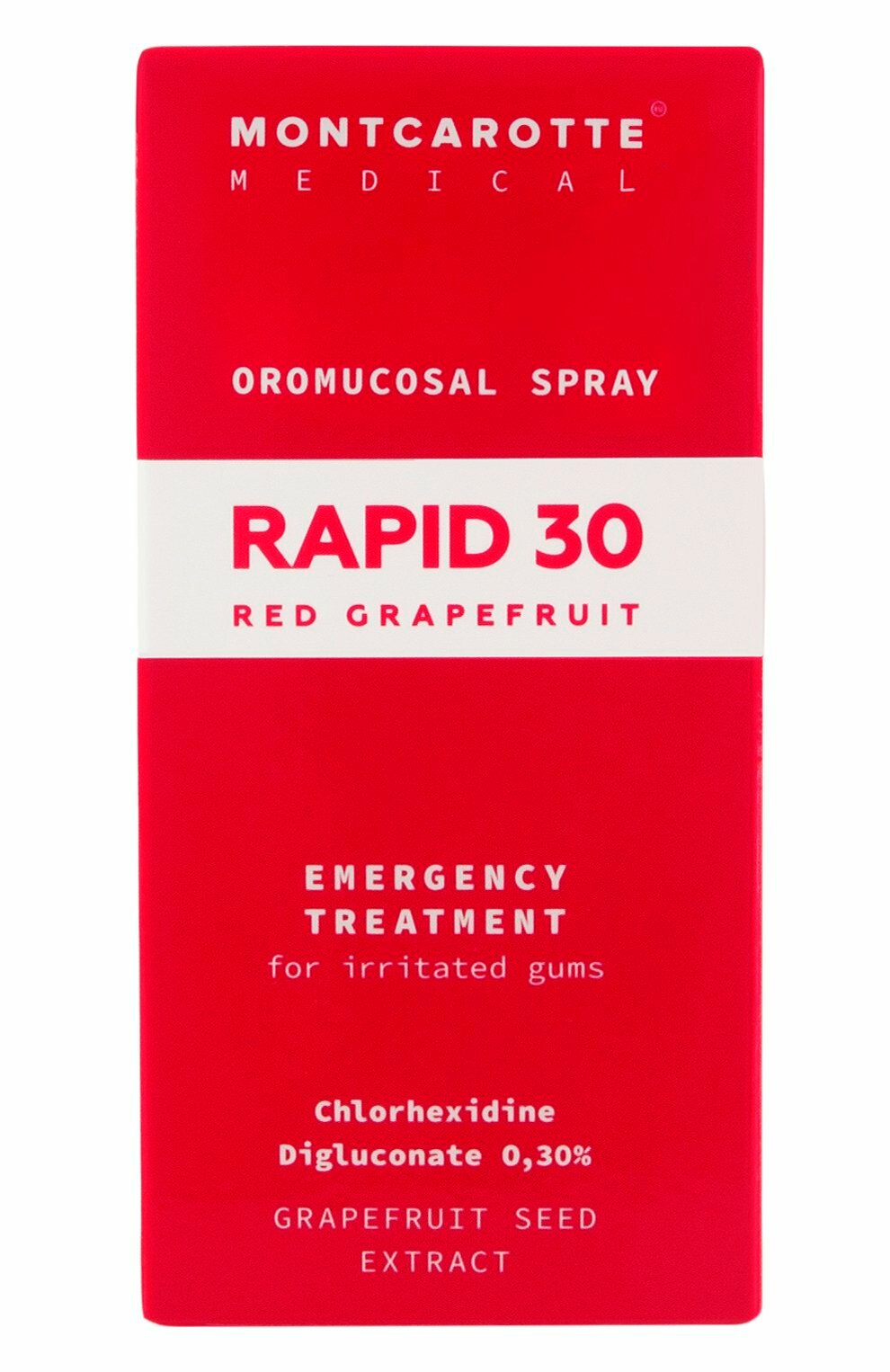 Спрей для полости рта RAPID 30 Red Grapefruit (30ml) Montcarotte