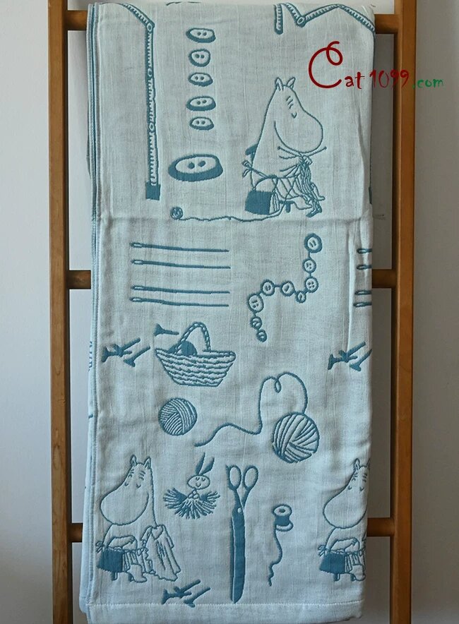 Продукт Counter Moomin Yami, трехслойное марлевое детское летнее одеяло из чистого хлопка с кондиционером, маленькое