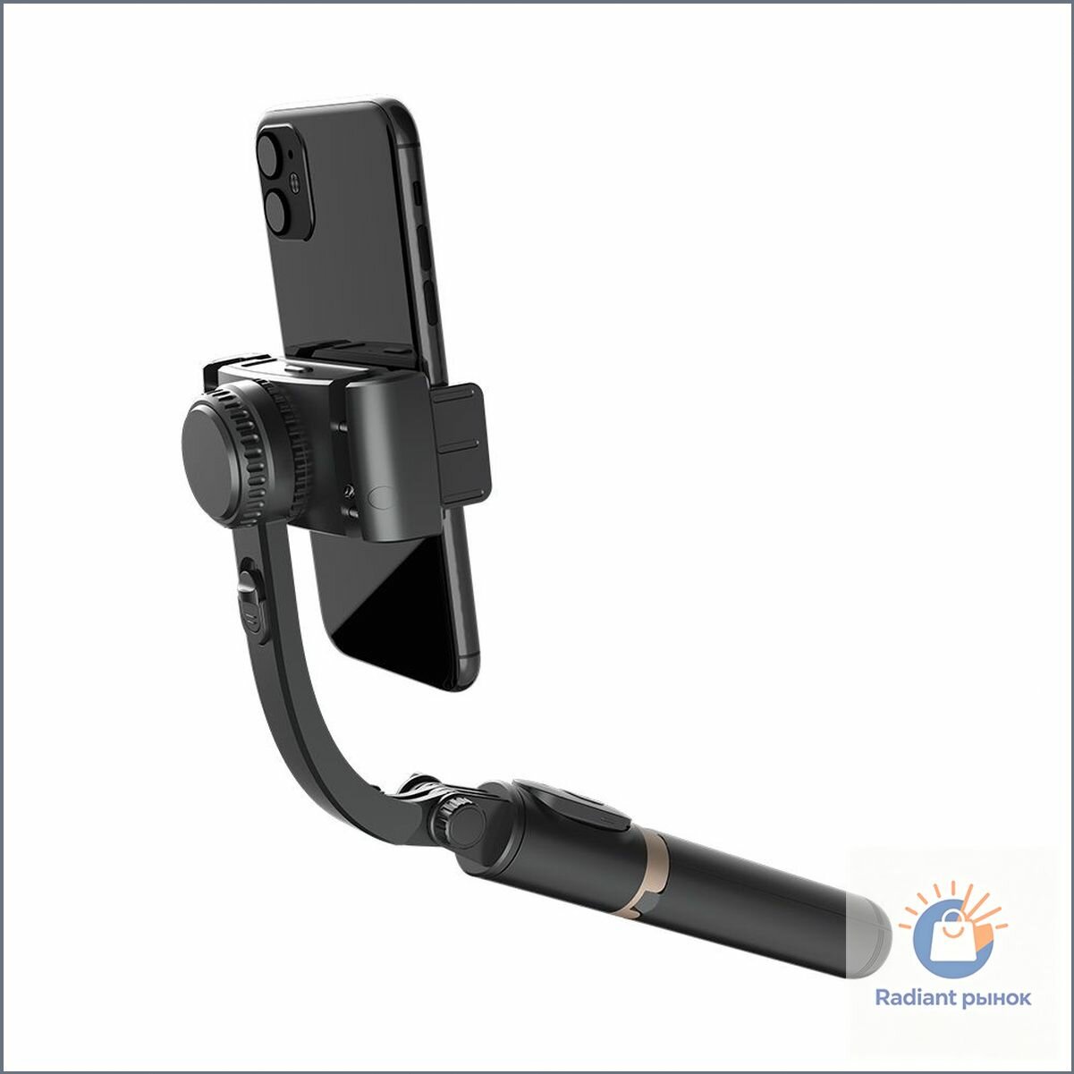 Одноосный стабилизатор для смартфона с Bluetooth и подсветкой