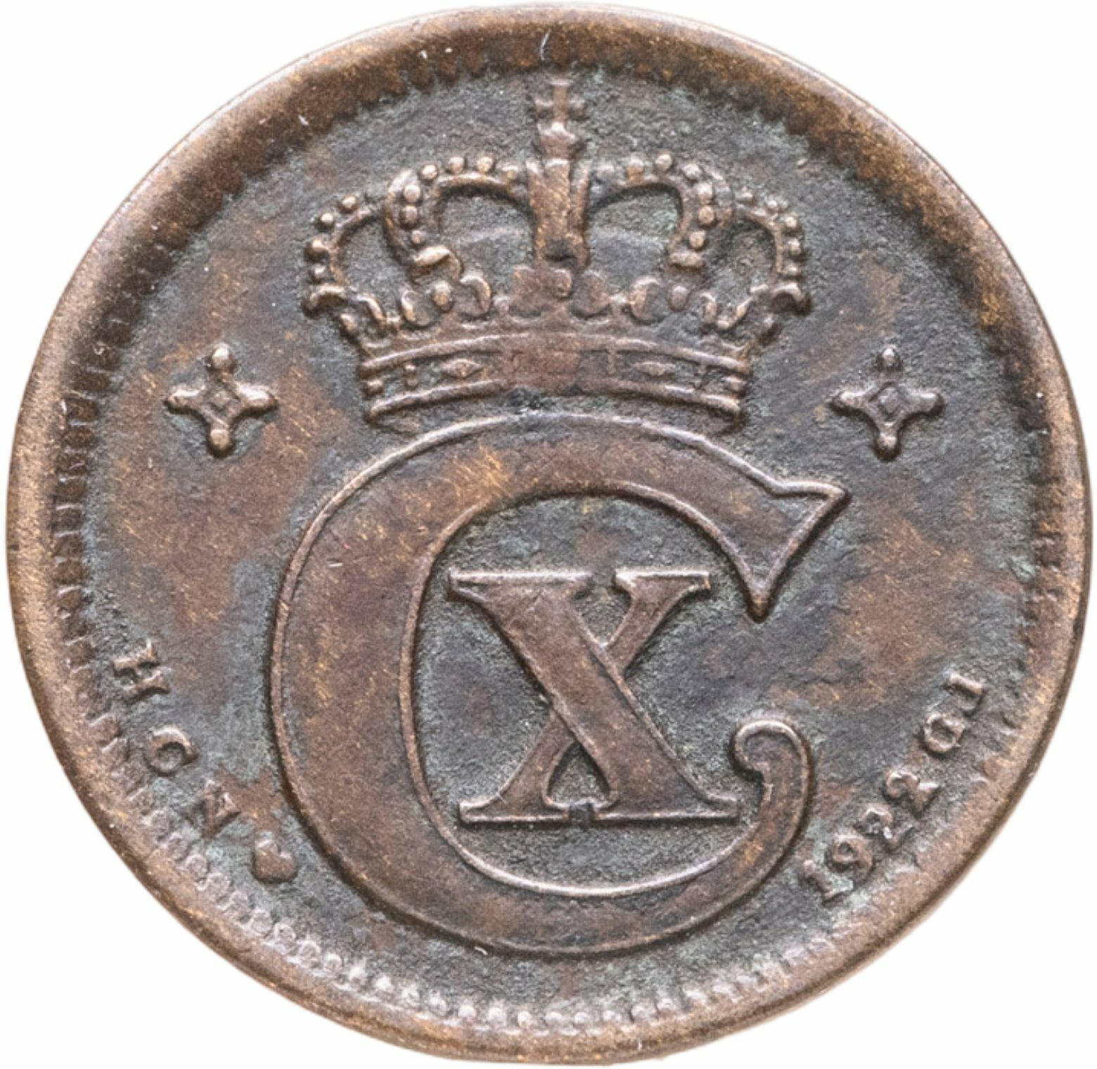 Дания 1 эре (ore) 1922 — фото 1