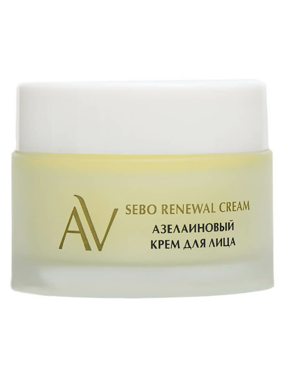 Азелаиновый крем для лица с экстрактом гамамелиса Sebo Renewal Cream, 50 мл, ARAVIA Laboratories