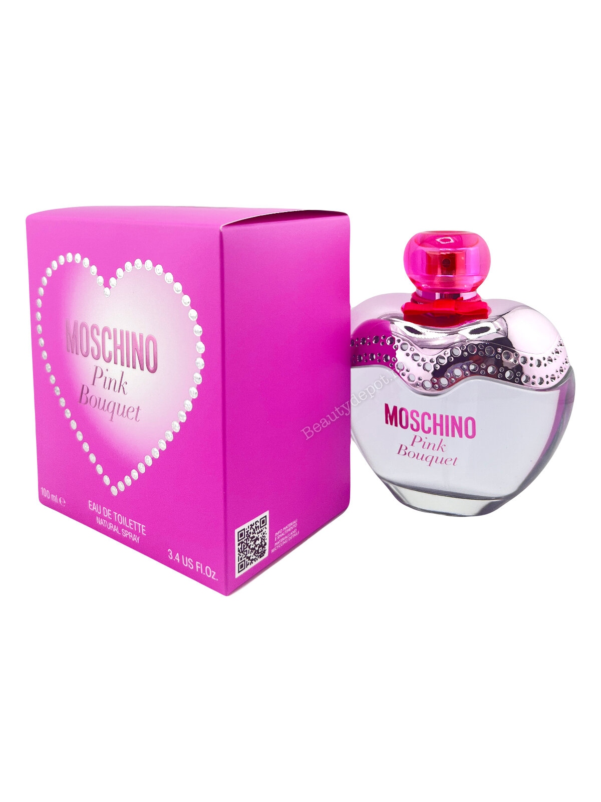 Туалетная вода Moschino Pink Bouquet, 100 мл, женская, спрей