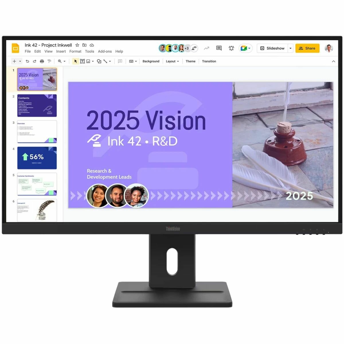 Lenovo 27 Монитор 64BDGAS4CB IPS, 2560x1440, 100 Гц