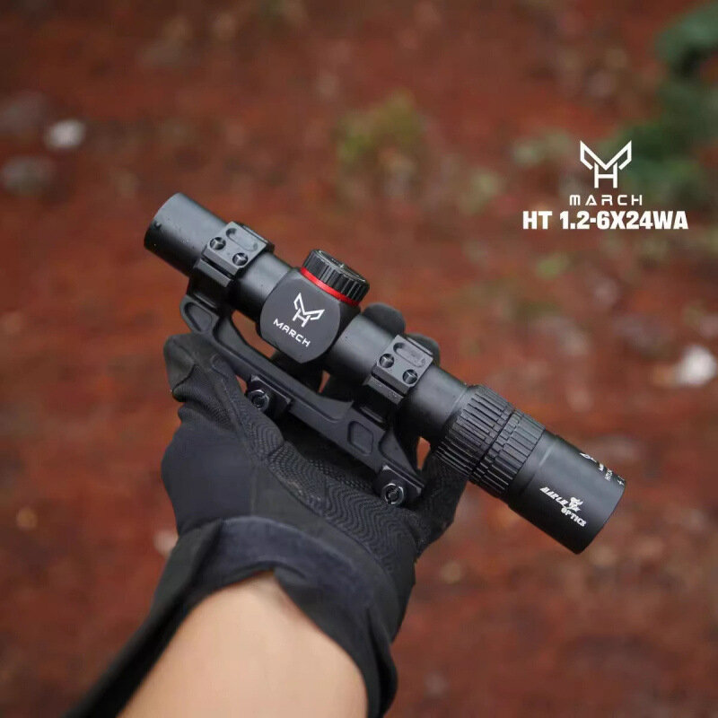 Монокуляр оптический телескоп MARCH/HT1.2-6X24WA Short Cross Telescope для гражданского использования, ударопрочный