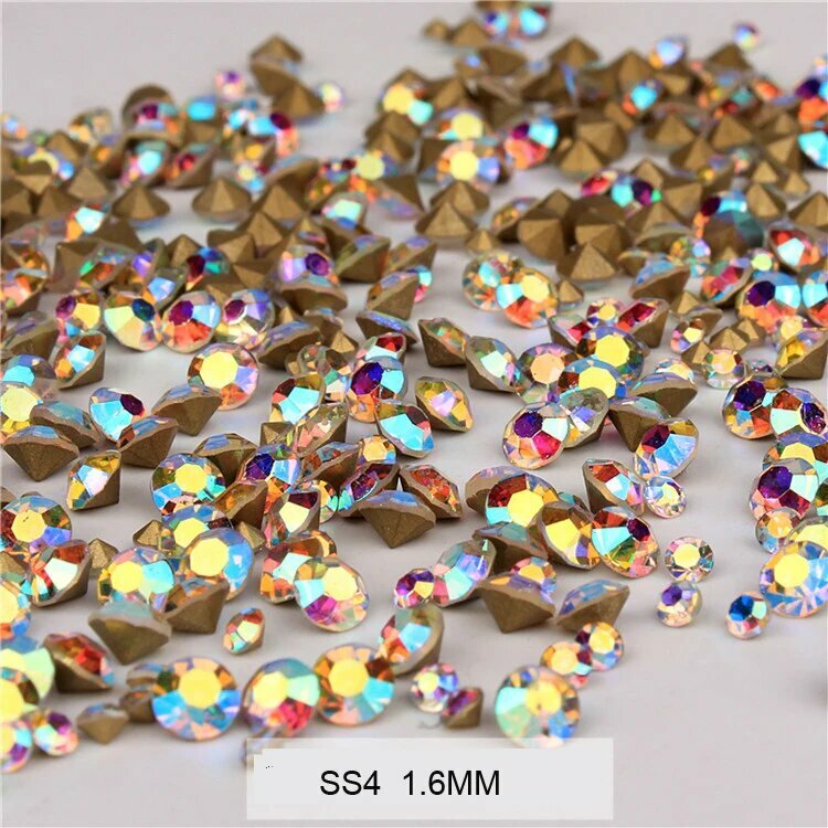 HotPress Стразы для ногтей 1440 шт. 2-SS4-1440pcs