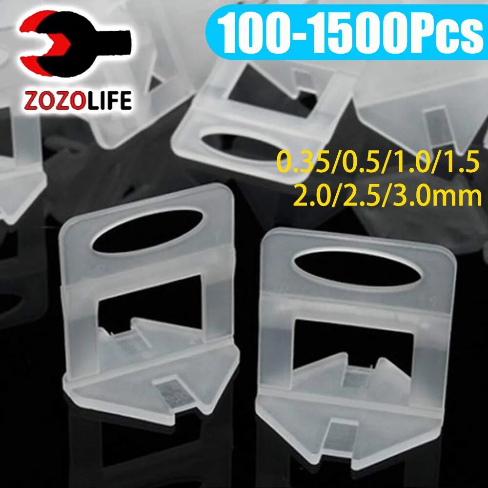 Система выравнивания плитки ZOMASOU ZMS888, 2.0mm, 1000pcs