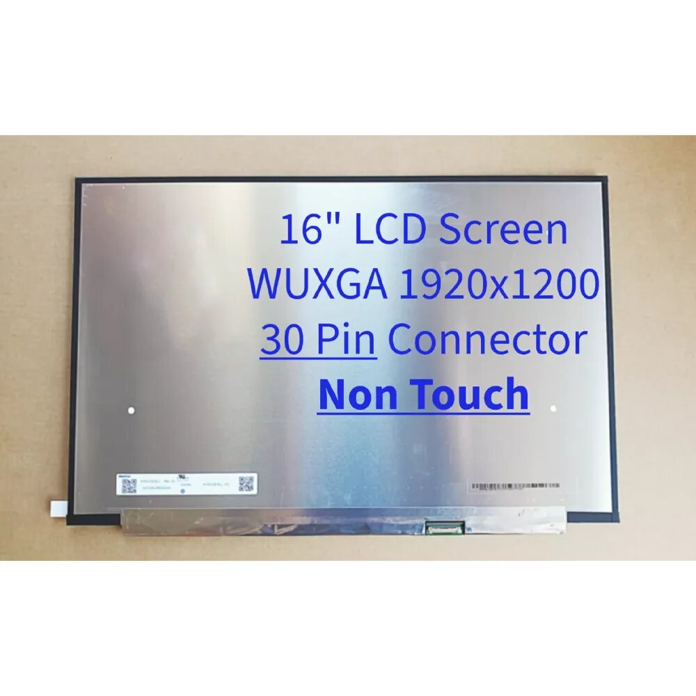 16-дюймовый IPS ЖК-экран для ноутбука NV160WUM-N48 V8.0 N160JCE-ELL B160UAN04.2 B160UAN03.3, сменная матричная панель дисплея eDP 30 контактов