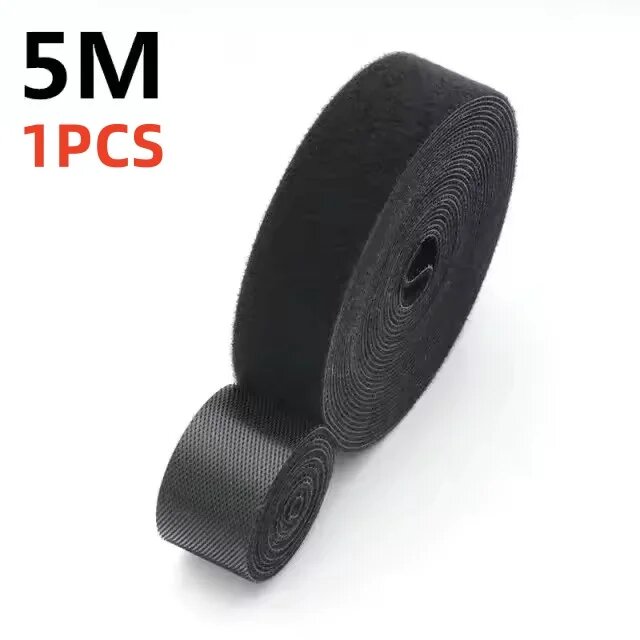 Кабельная катушка для наушников из нейлона Черный, Black-5m