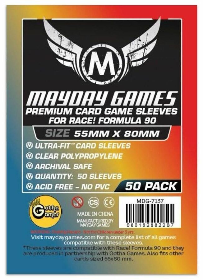 Протекторы Mayday: 55*80 Race! Formula 90 Premium 50шт.