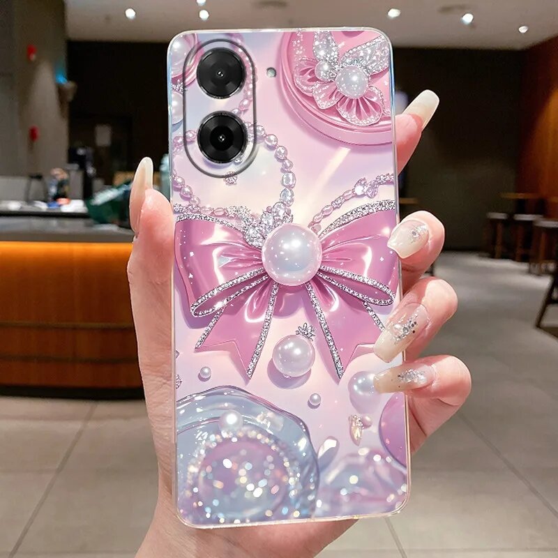 Чехол Redmi A5 4G с бабочкой и цветами, TPU