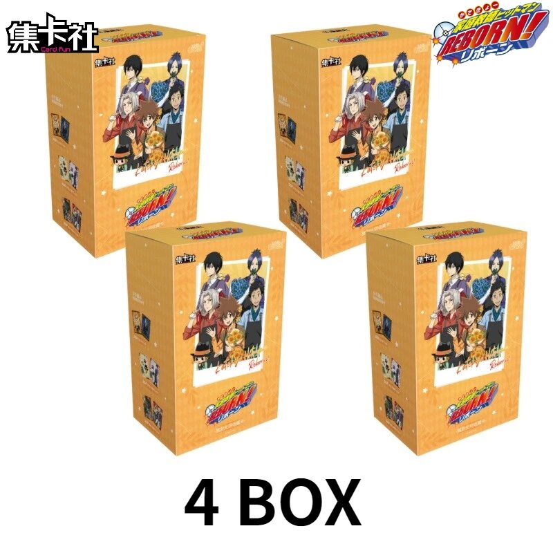 Коллекционные карточки Card.Fun: HITMAN REBORN, аниме-персонажи 4 BOX